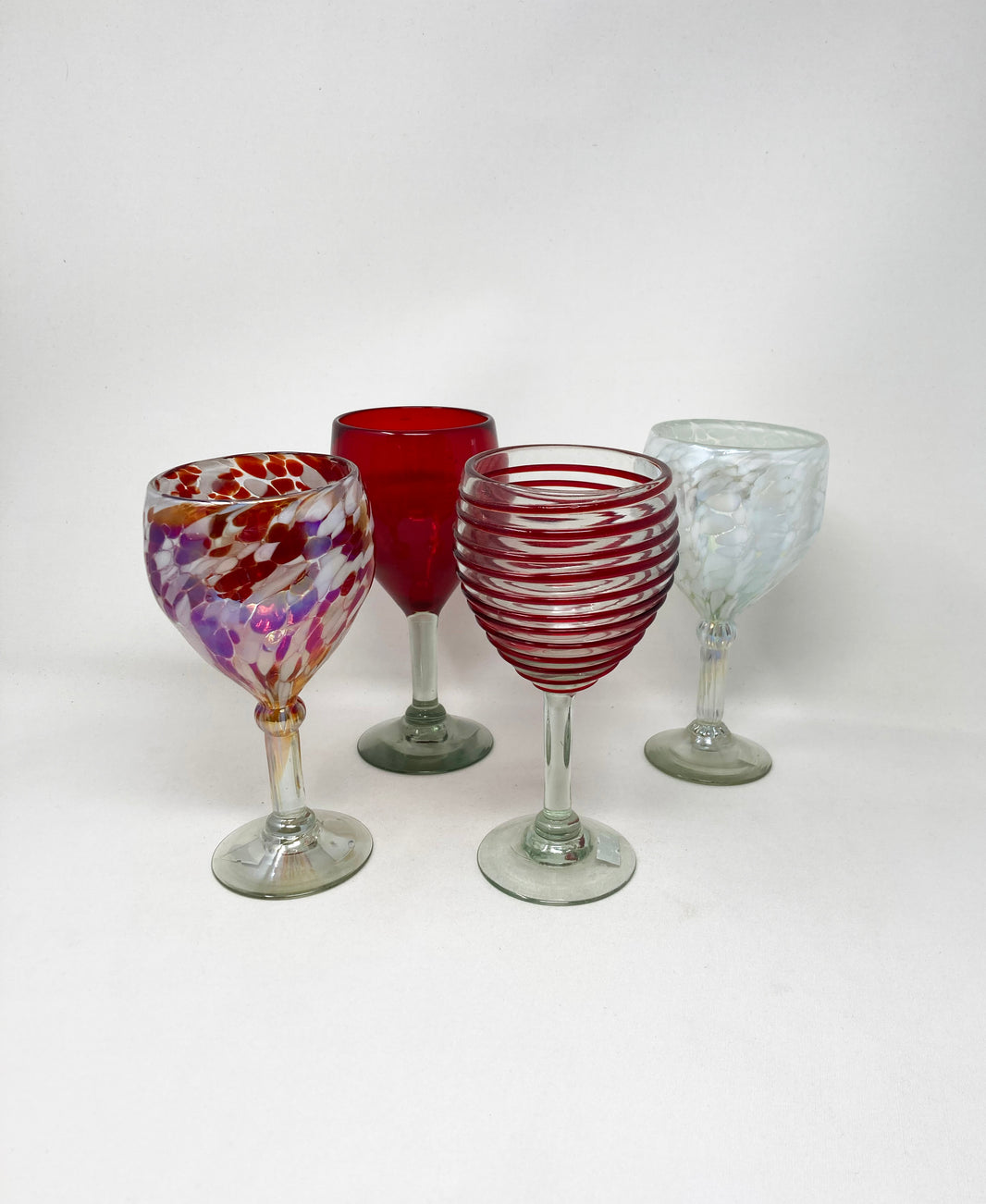 Wine Glasses Blue Dorado Design